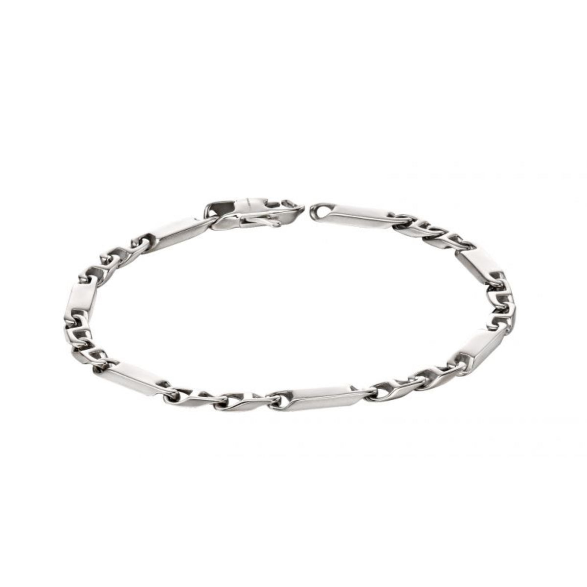Fred Bennett Bar Chain Bracelet Stainless Steel | Maudes The Jewellers
